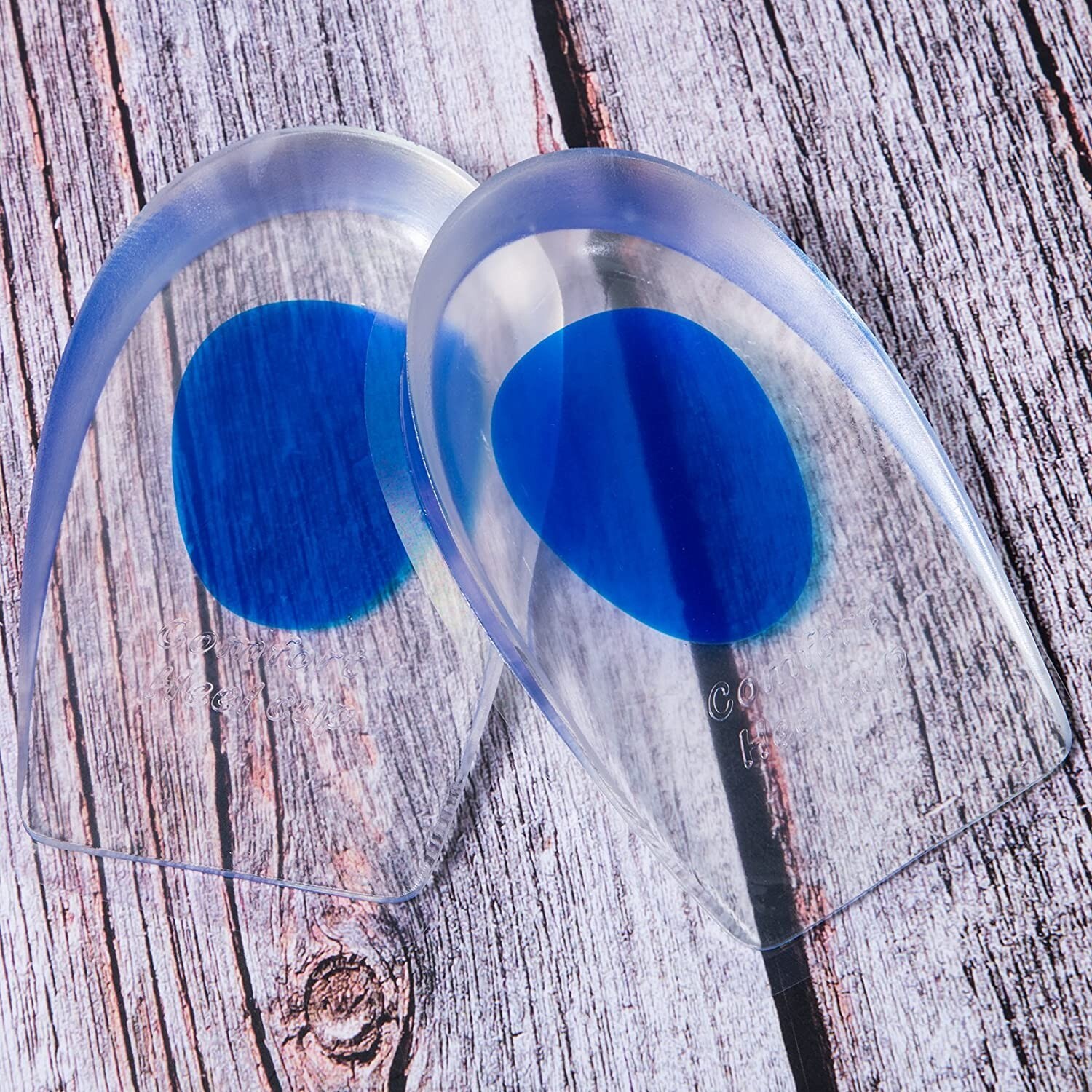 2-Pair Gel Foot Cups Heel Support Spur Insoles Pad Pain Relief Cushion ...