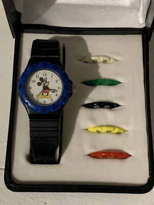 Mickey Mouse Watch: Disney Time Works Interchangeable Set. Water ...