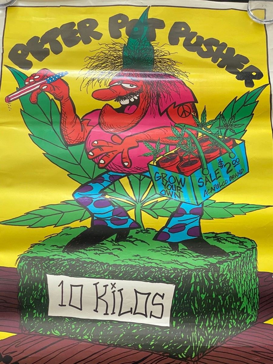 Weed Black Light Posters