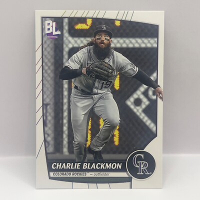 2023 Topps Big League Baseball Charlie Blackmon Base #128 Colorado ...