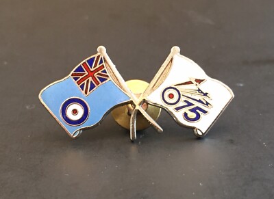 Vintage RAF Royal Air Force 75th Anniversary British Enamel Pin Badge ...