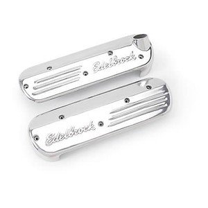 EDELBROCK 41181 ROCKER COVERS SET FOR Chevy LS1 LS6 V8 POLISHED ...