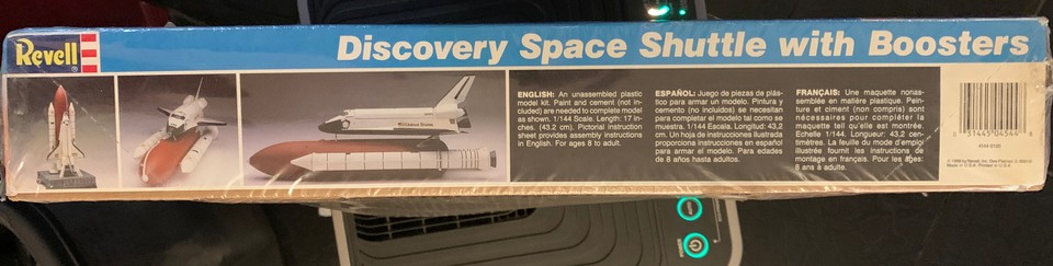 REVELL DISCOVERY SPACE SHUTTLE WITH BOOSTERS NASA MODEL KIT 4544 | eBay