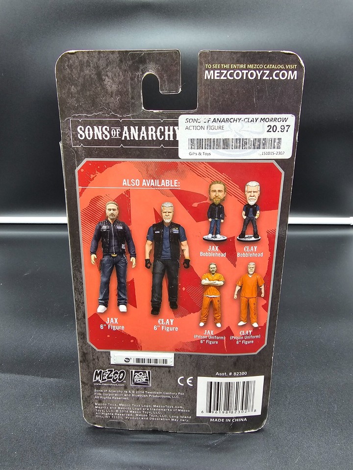 Sons of Anarchy 6 inch Clay Action figure by Mezco | eBay