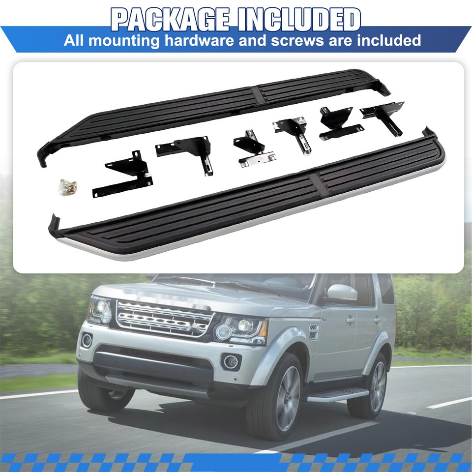 US Stock Running Boards Side Step For Land Rover Discovery 3 4 LR3 LR4 ...