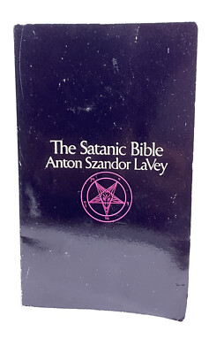 THE SATANIC BIBLE by Anton LaVey Paperback Avon 666 Beelzebub Vintage ...