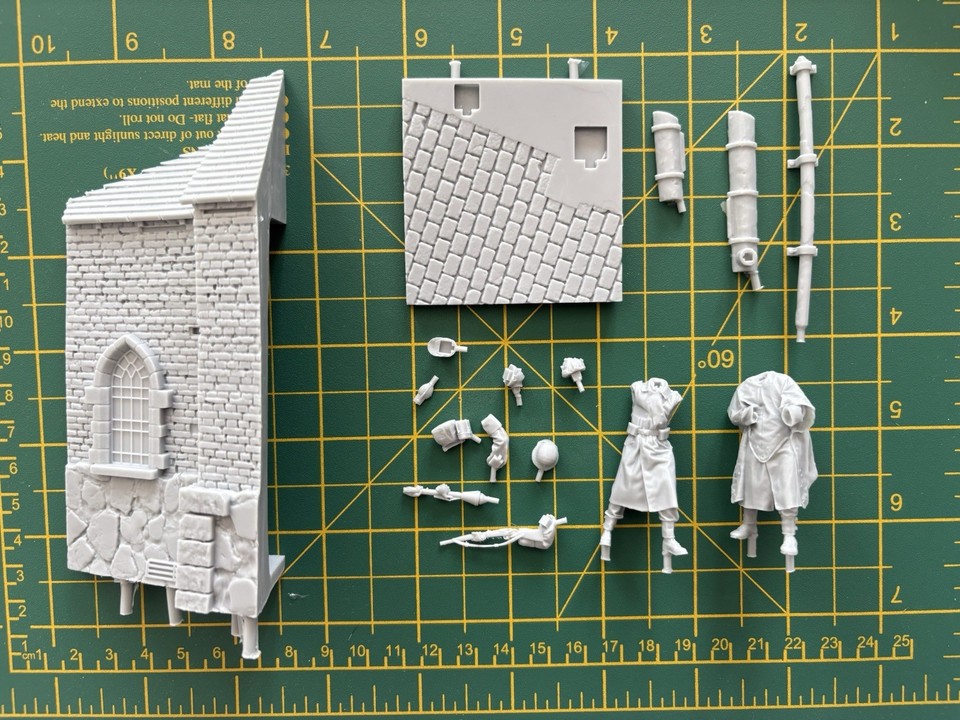 1/35 WW2 GERMAN INFANTRY TANKHUNTER DIORAMA X2 FIGURES PLUS SCENERY UK ...