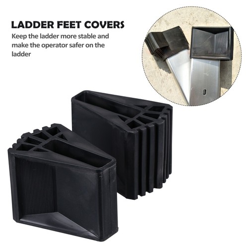 2 Pcs Non-slip Mat Ladder Pads for Extension Ladders Feet Covers | eBay