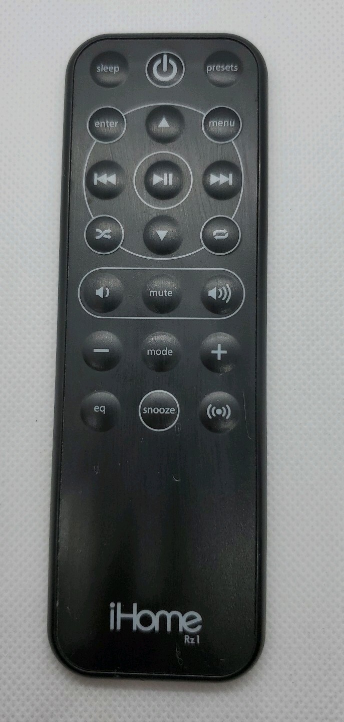 IHOME RZ1 DOCKING SYSTEM REMOTE CONTROL ORIGINAL IP49, IP90, IP49BZC | eBay