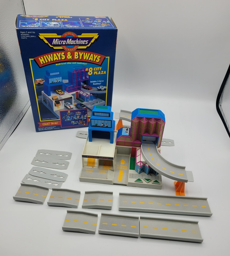 1991 Micro Machines Hiways & Byways City Plaza Playset W/ Box | eBay