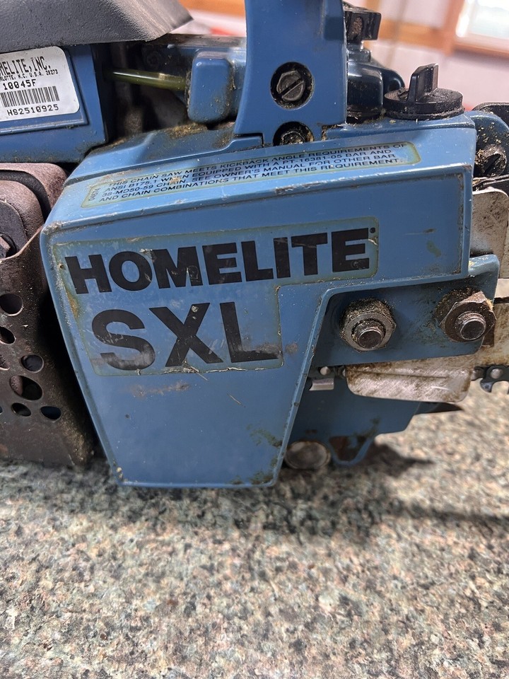 Homelite Old Blue Limited Edition SXL Model 30th Anniversary Chainsaw ...