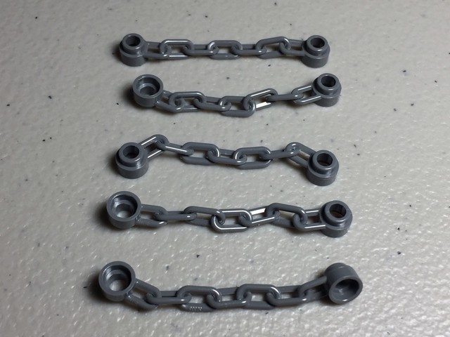 15 LEGO Chain 5 Links Dark Bluish Gray for sale online | eBay