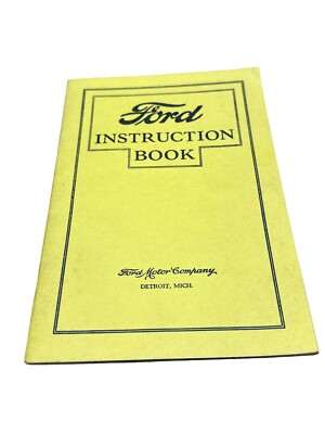Vintage Ford Instruction Book - Ford Motor Company - Owners Operators ...