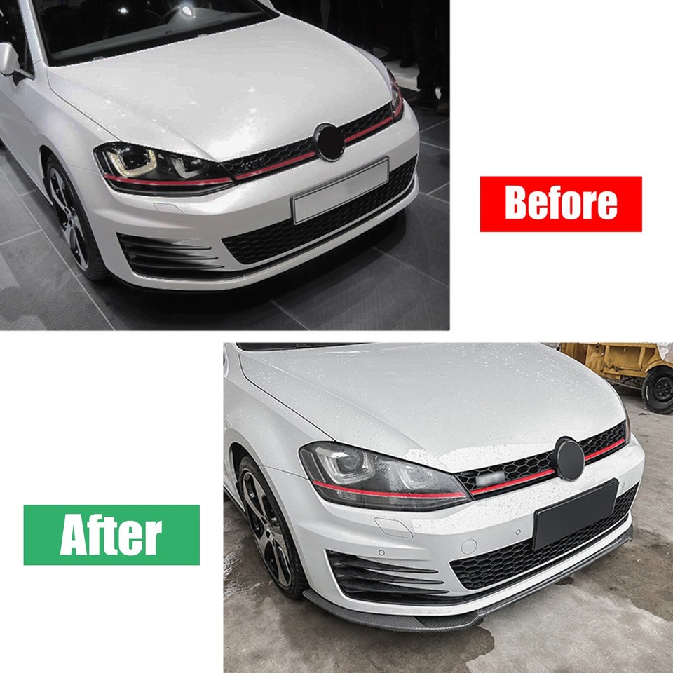For Volkswagen Golf 7 MK7 GTI R Rline 2013-2016 Front Bumper Spoiler ...