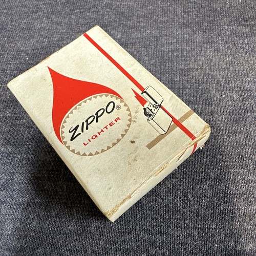 EMPTY BOX ONLY - Vintage Zippo Red & White One Piece Box | eBay