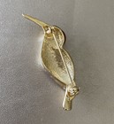 VINTAGE GOLD TONE AND ENAMEL BIRD BROOCH/ PIN | eBay