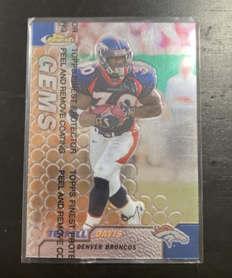 TERRELL DAVIS 1999 Topps Finest Gems #134 NM+ Football Card | eBay