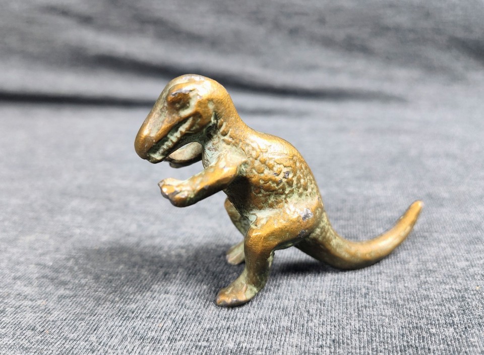 Vintage 1947 SEG Sell Right Giftwares Corp. Lot Of 7 Bronze Dinosaur ...