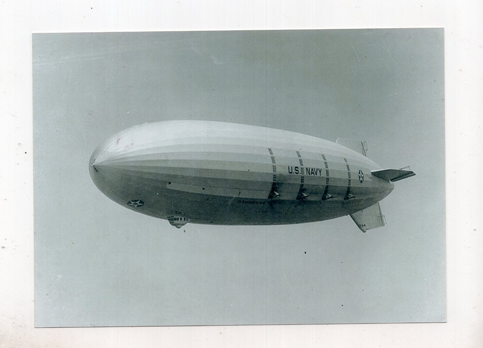 3pc US NAVY AIRSHIP ZEPPELIN MACON ZRS-5 MOORING TO PATOKA 7X5 ID#74 | eBay
