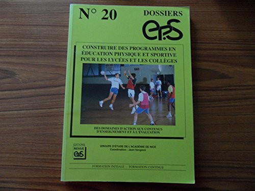 Construire des programmes en education physique et sportive pour les ...
