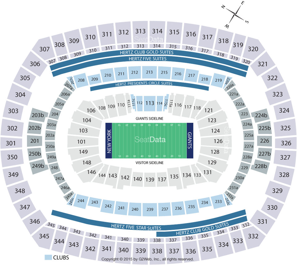 2 New York Giants Tickets – Section 129 + Parking Pass at MetLife ...