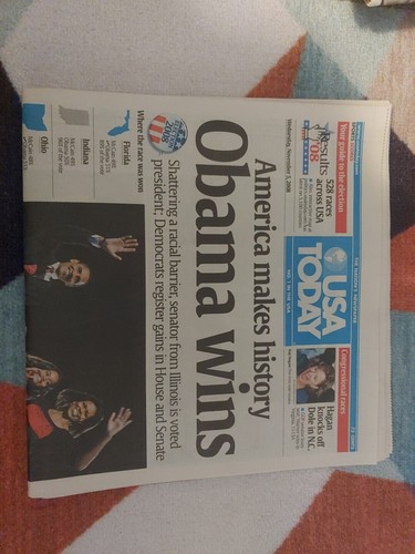 usa today newspaper. November 5, 2008 | eBay