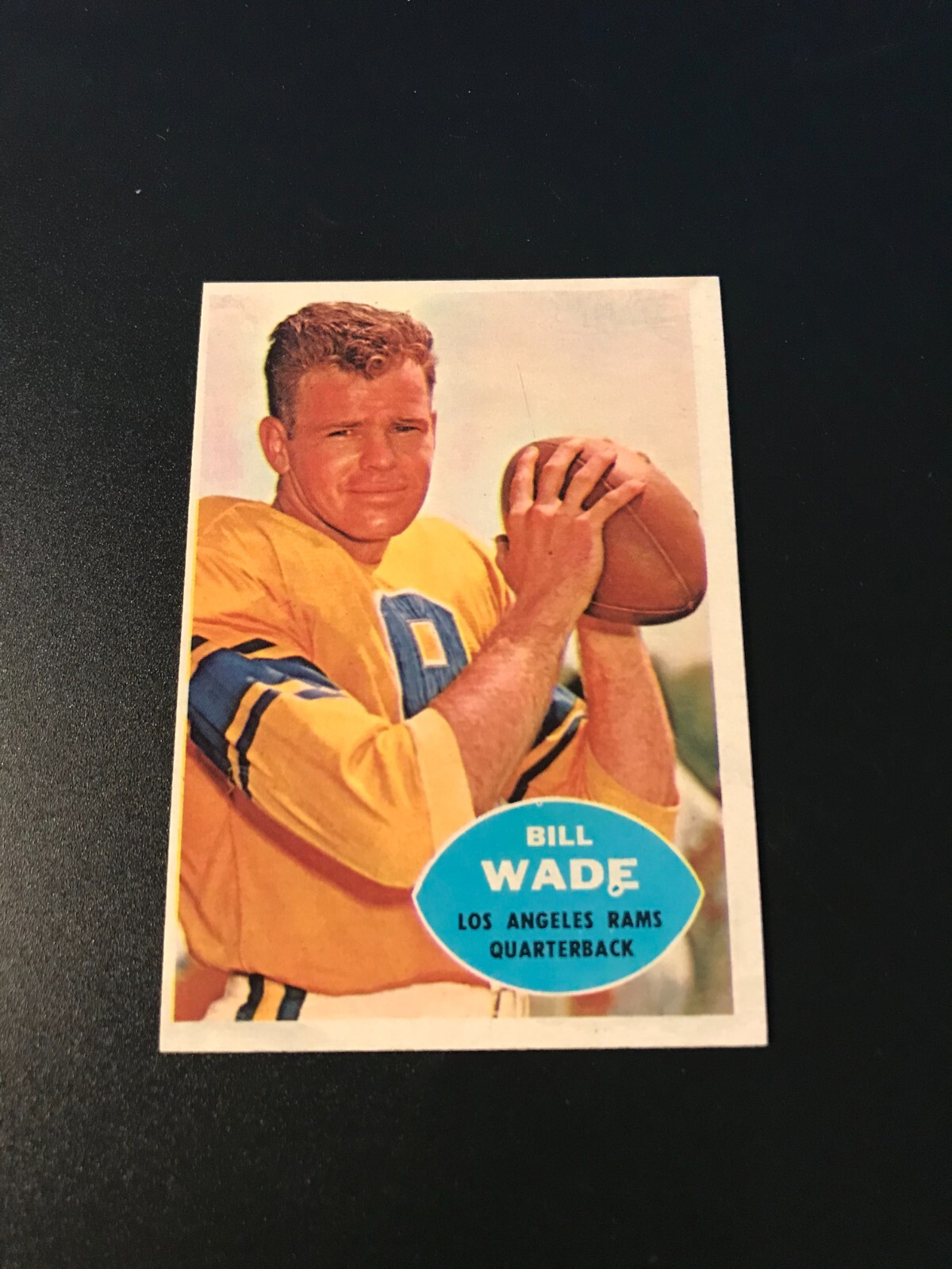 1960 Topps BILL WADE #61 LOS ANGELES RAMS Vintage Football Card | eBay