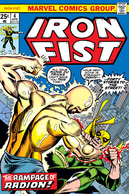 Iron Fist Issue 4 Comic Book Poster Radion Danny Rand | eBay