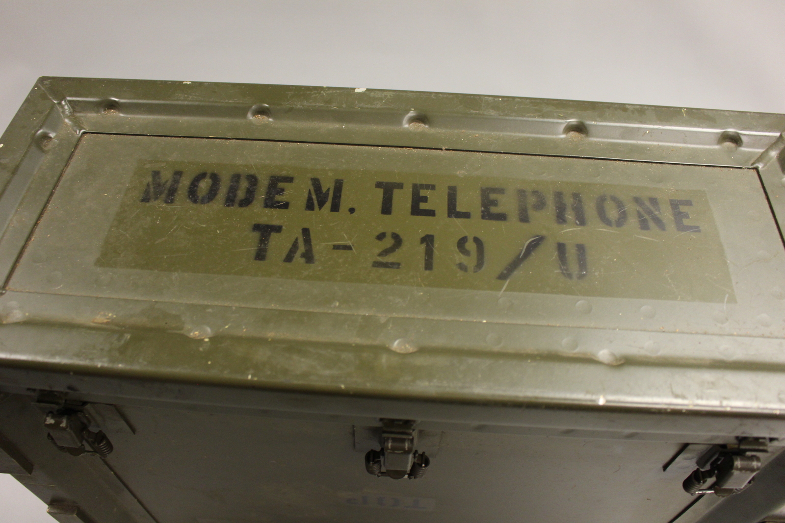 US Army Telephone Communications Modem Case - TA-219/U - Used Empty | eBay