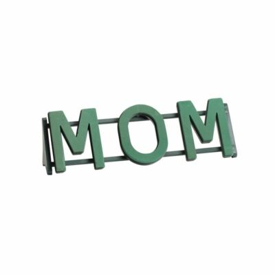 Oasis MOM Name Funeral Flower Tributes Foam Letters Family Frames Stand ...