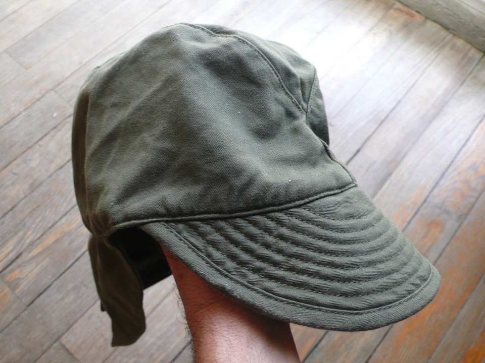 french army foreign legion F1 bigeard cap patrol combat hat OD green 55 ...