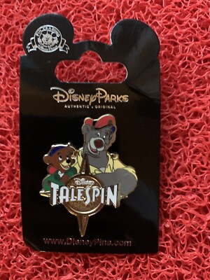 Disney Pins Disney Afternoon Cartoons TaleSpin Baloo & Kit Cloudkicker ...