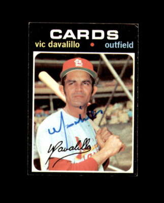 Vic Davalillo Signed 1971 Topps St. Louis Cardinals Autograph | eBay