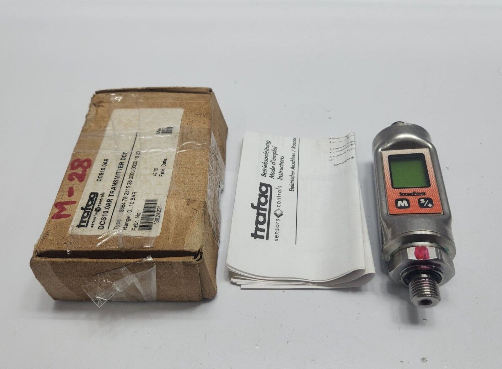 TRAFAG DCS10.0AR TRANSMITTER DCS 8864.78.2315 RANGE 0...10 BAR-G | eBay