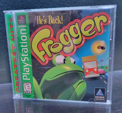 Frogger Sony PlayStation PS1 1997 with Manual Tested & Works Complete ...