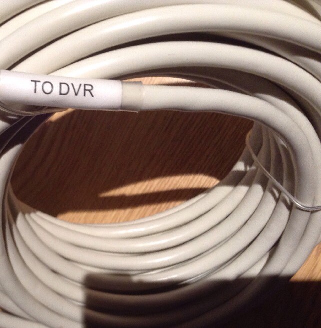 ANGELTRAX 40FT SURVEILLANCE "CAMERA TO DVR" CABLE HD12CBL 4PIN M&F ...