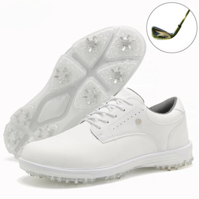 Professional Golf Shoes Leather Anti-slip Studs Designer Outdoor Golf ...