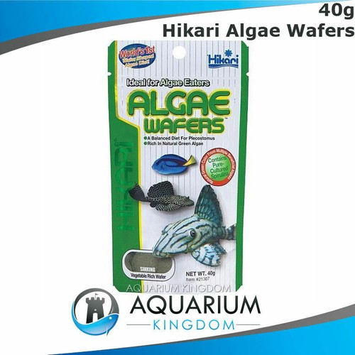 Hikari Algae Wafers 40g - Catfish & Plecos Sinking Wafer Disc Tropical ...