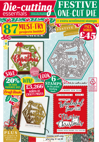Die-Cutting Essentials Magazine Issue 106 Festive One-cut Die | eBay ...
