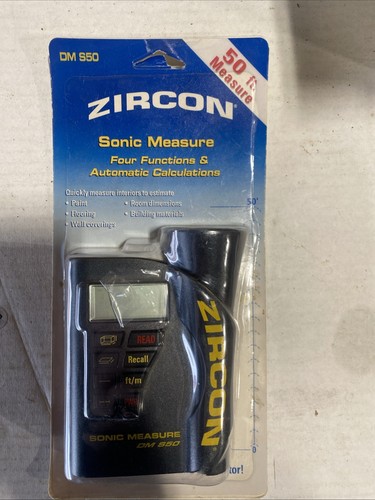 New Zircon Sonic Measure Laser Targeting & Auto Calculations DM S50 ...