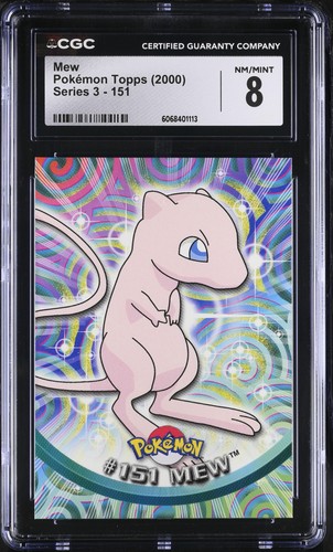 CGC 8 Mew Topps 2000 Series 3 151 Pokemon Card | eBay