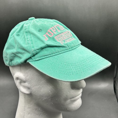 Jupiter Florida Baseball Hat Green w/ Pink Lettering Adult Cotton ...