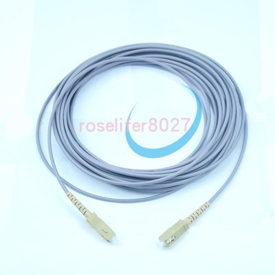 Armored Multi-mode Simplex Fiber Optic Cable 62.5/125 SC UPC to SC UPC ...