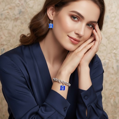 DUKE BLUE DEVILS BRACELETS & EARRINGS SET - STAINLESS STEEL | eBay