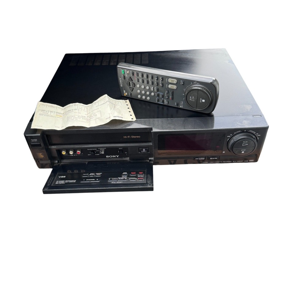 Sony SLV-595HF Hi-Fi Stereo VCR Plus Programing System / Recorder ...