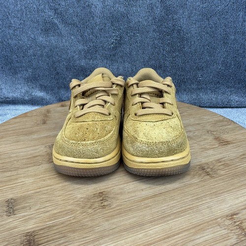 Nike Boys Air Force 1 LV8 Size 7C Shoes Brown Wheat Casual Comfort ...