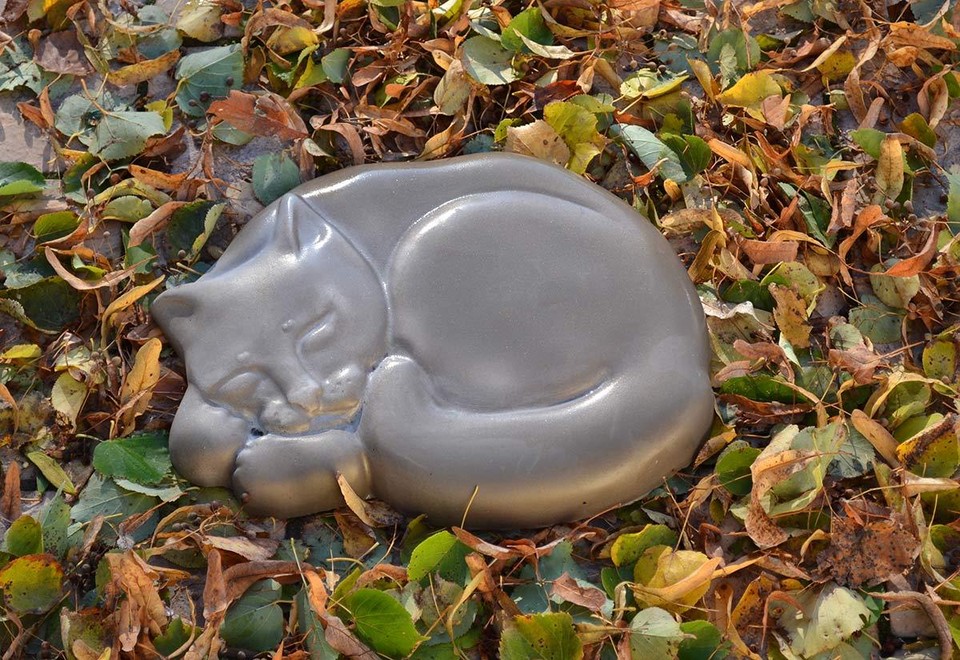 Concrete Mold Cat Garden Path Stepping Stone Concrete Plaster ABC Mold ...