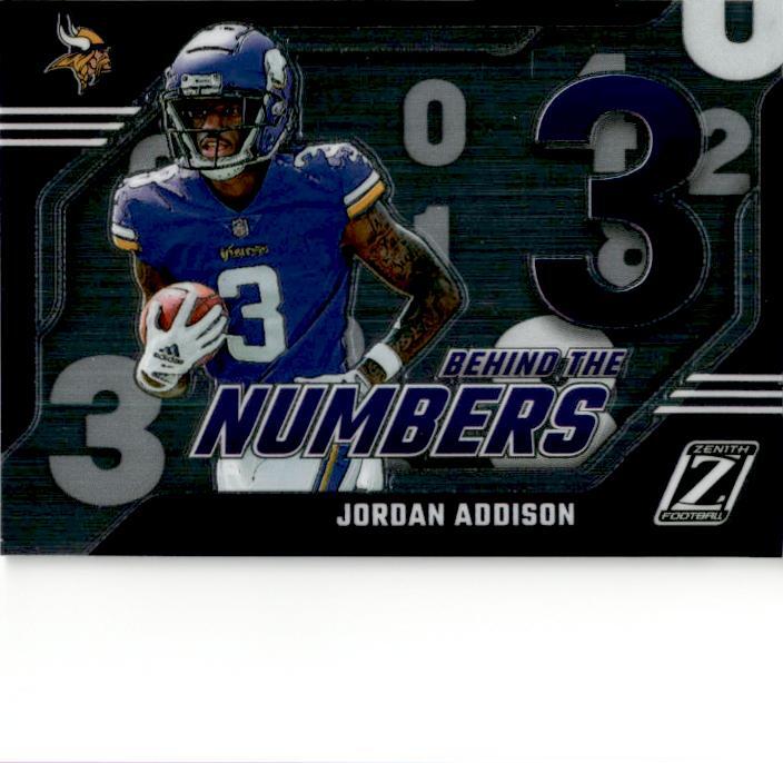 2023 Panini Zenith #14 Jordan Addison Behind The Numbers RC Rookie | eBay