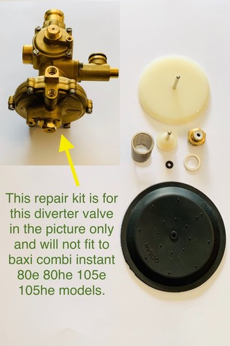 Baxi Combi 105HE Diaphragm, Repair Kit With Plate 248063 Complete New ...