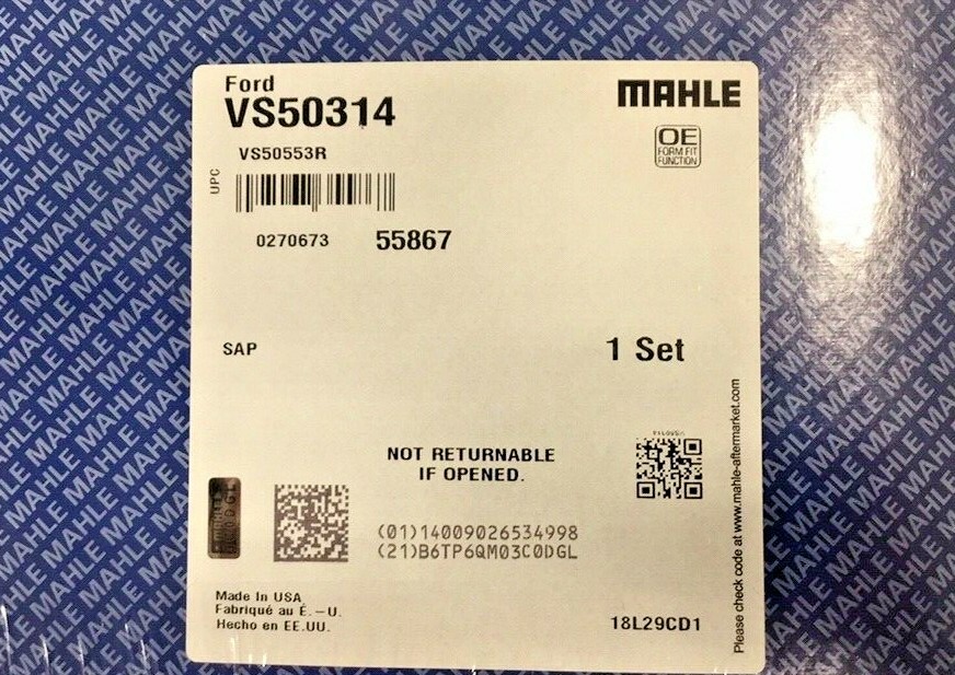 Engine Valve Cover Gasket Set-VIN: 3 Mahle VS50314 for sale online | eBay